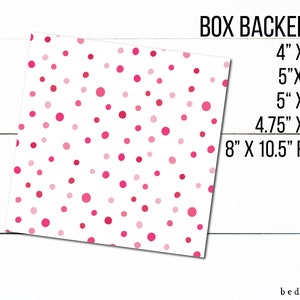 Printable Valentine's Day Bundle of Box Backers Cookie Box Packaging ...