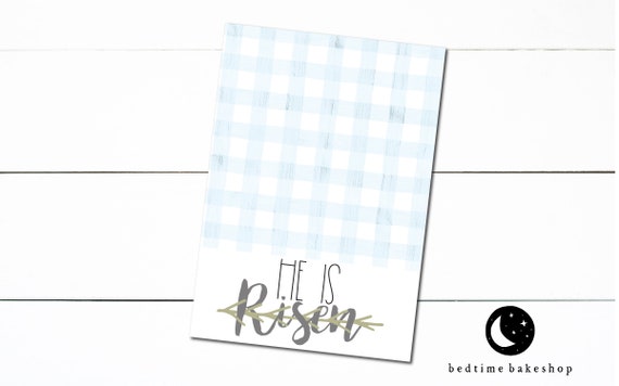 Printable Mini Cookie Card 3.5 X 5 Happy Easter - Etsy