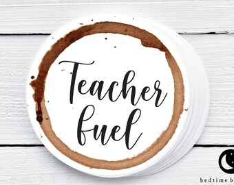 Printable Teacher Fuel Cookie Tag Teacher Appreciation | Etsy