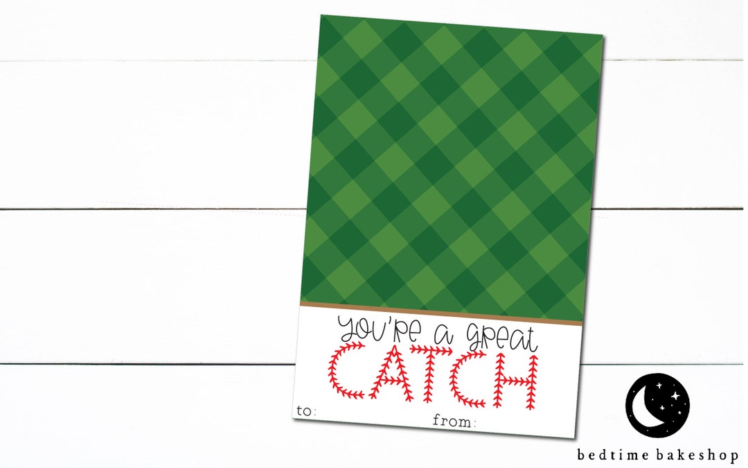 Printable Mini Cookie Card - 3.5" X 5" Happy Valentine's Day Baseball ...
