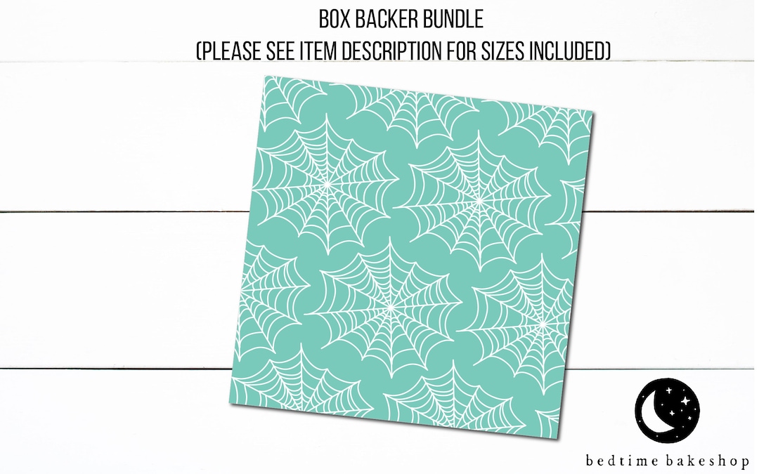 Printable Bundle of Box Backers Cookie Box Packaging Background ...