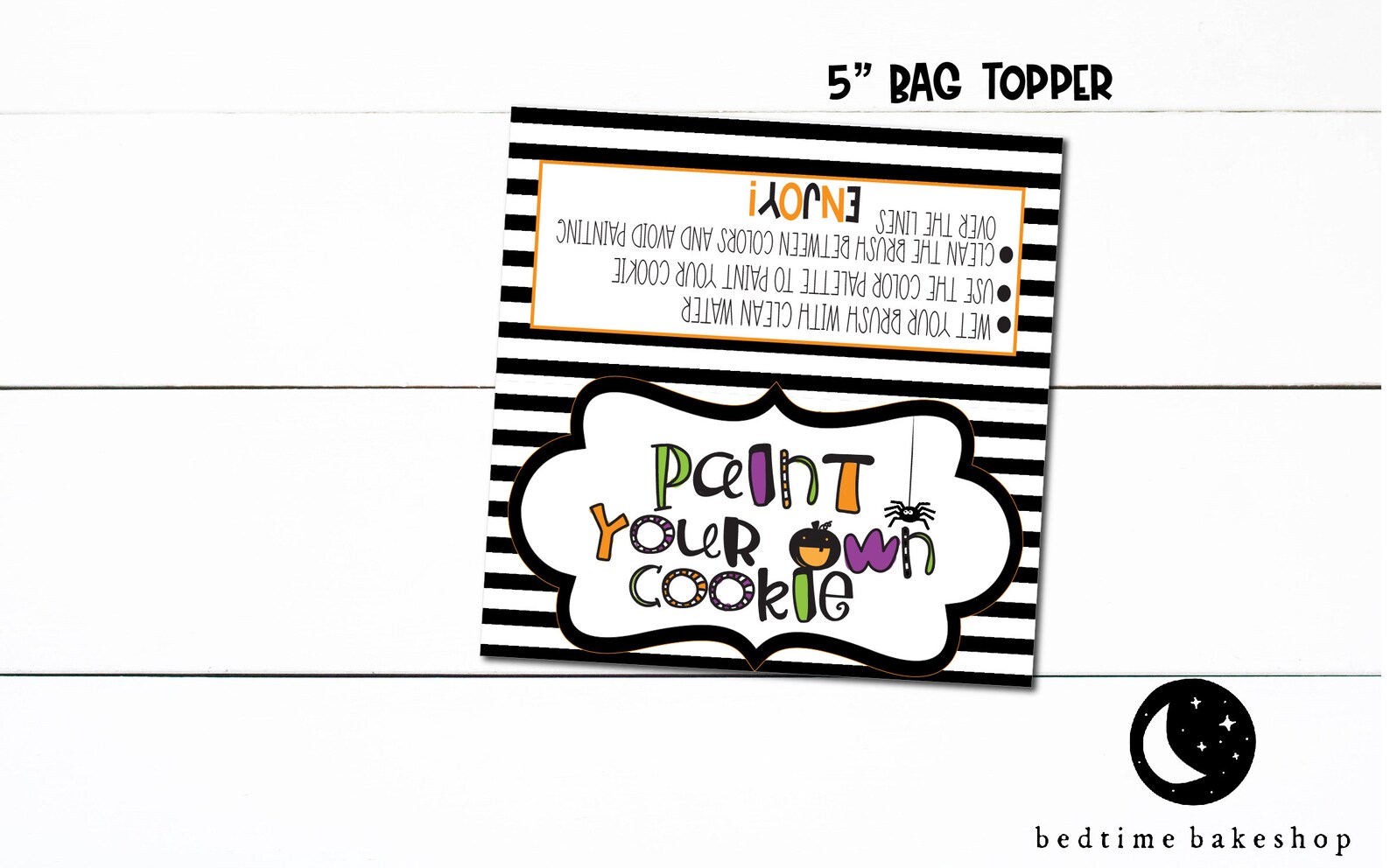 5 PYO Cookie Treat Bag Topper Printable Treat Bag | Etsy