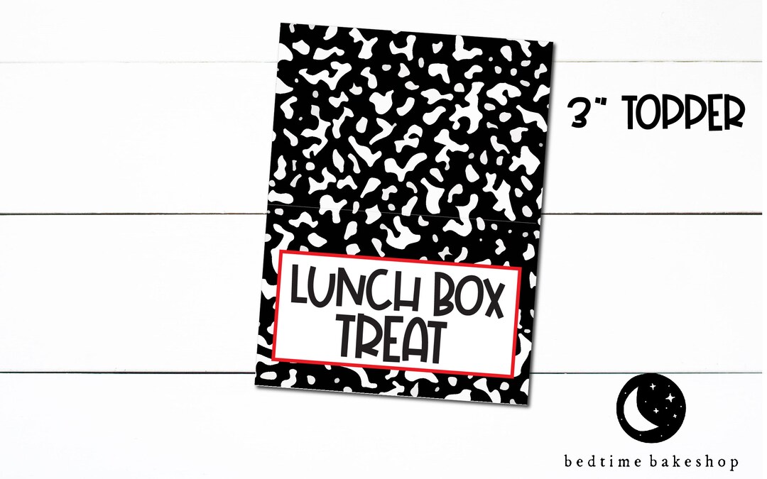 3" Welcome Back Back to School Treat Topper Lunch Box Treat Printable ...