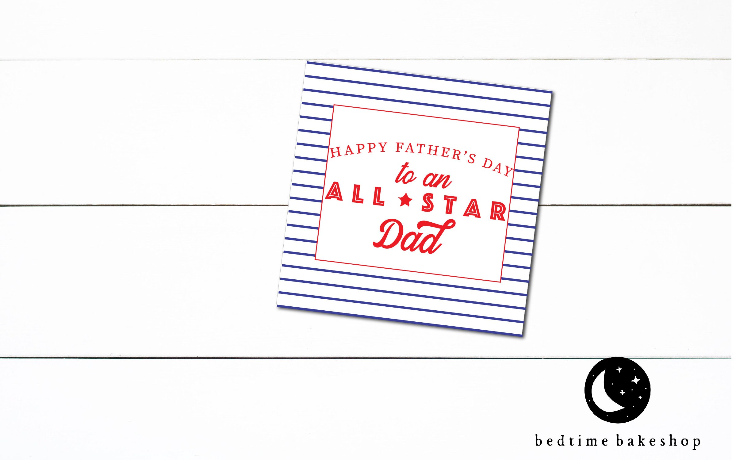 Printable 2 Square Cookie Tag All Star Dad Baseball - Etsy