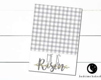 Printable Easter Mini Cookie Card 3.5 X 5 Happy | Etsy