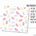 Printable 4 Box Backers Cookie Box Packaging Background - Etsy