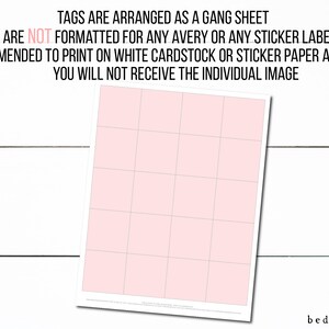 Printable Easter Cookie Tag Happy Easter Rainbow Minimalist Square 2 ...