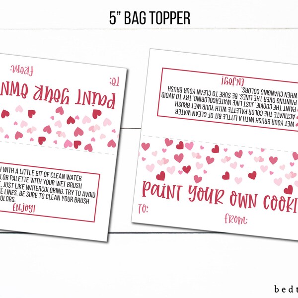 Treat Bag Toppers - Etsy