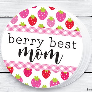 Printable 2" Mother's Day Cookie Tag - You're the Berry Best Mom ...