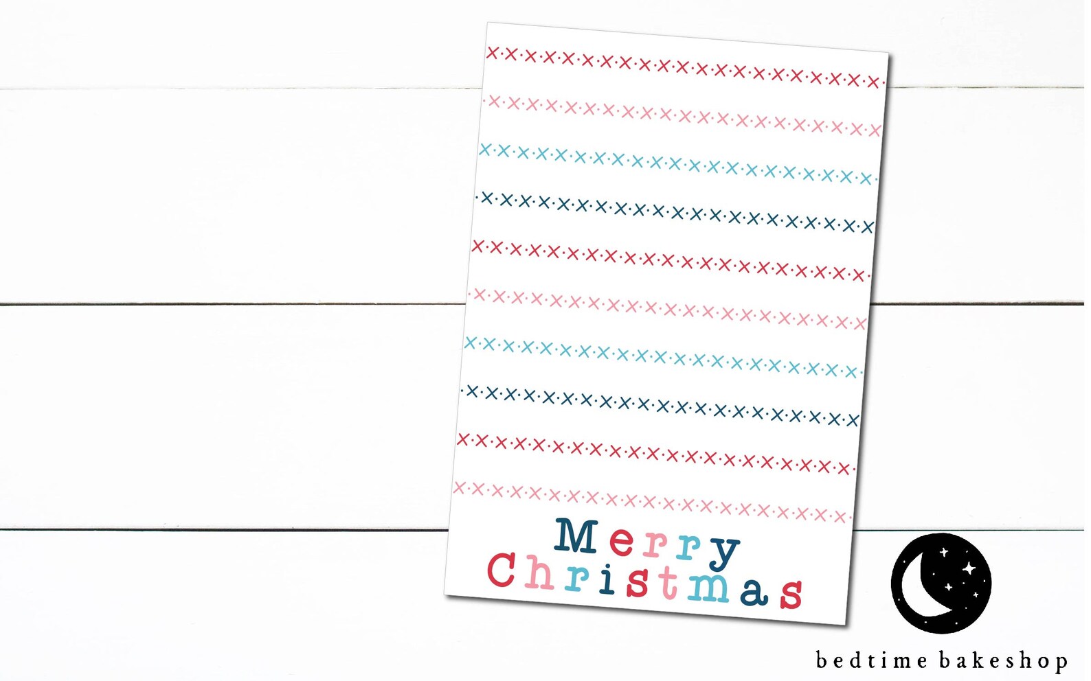 Printable Christmas Mini Cookie Card 3.5 X 5 - Etsy