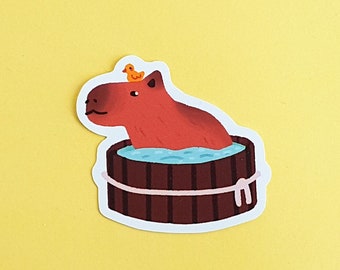 Capybara Sticker - Etsy