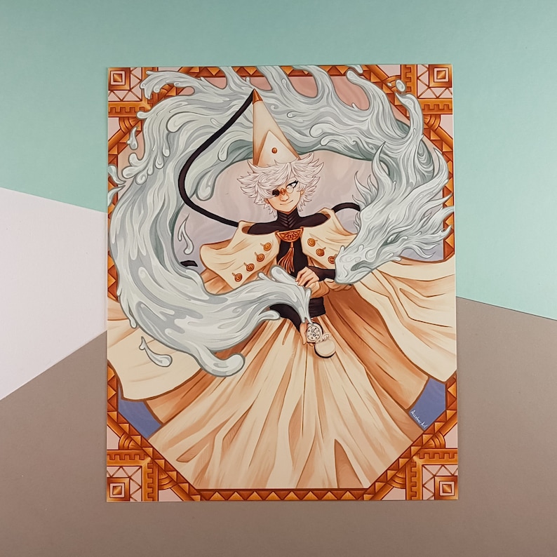 Witch Hat Atelier Print Qifrey A5 Art Print - Etsy
