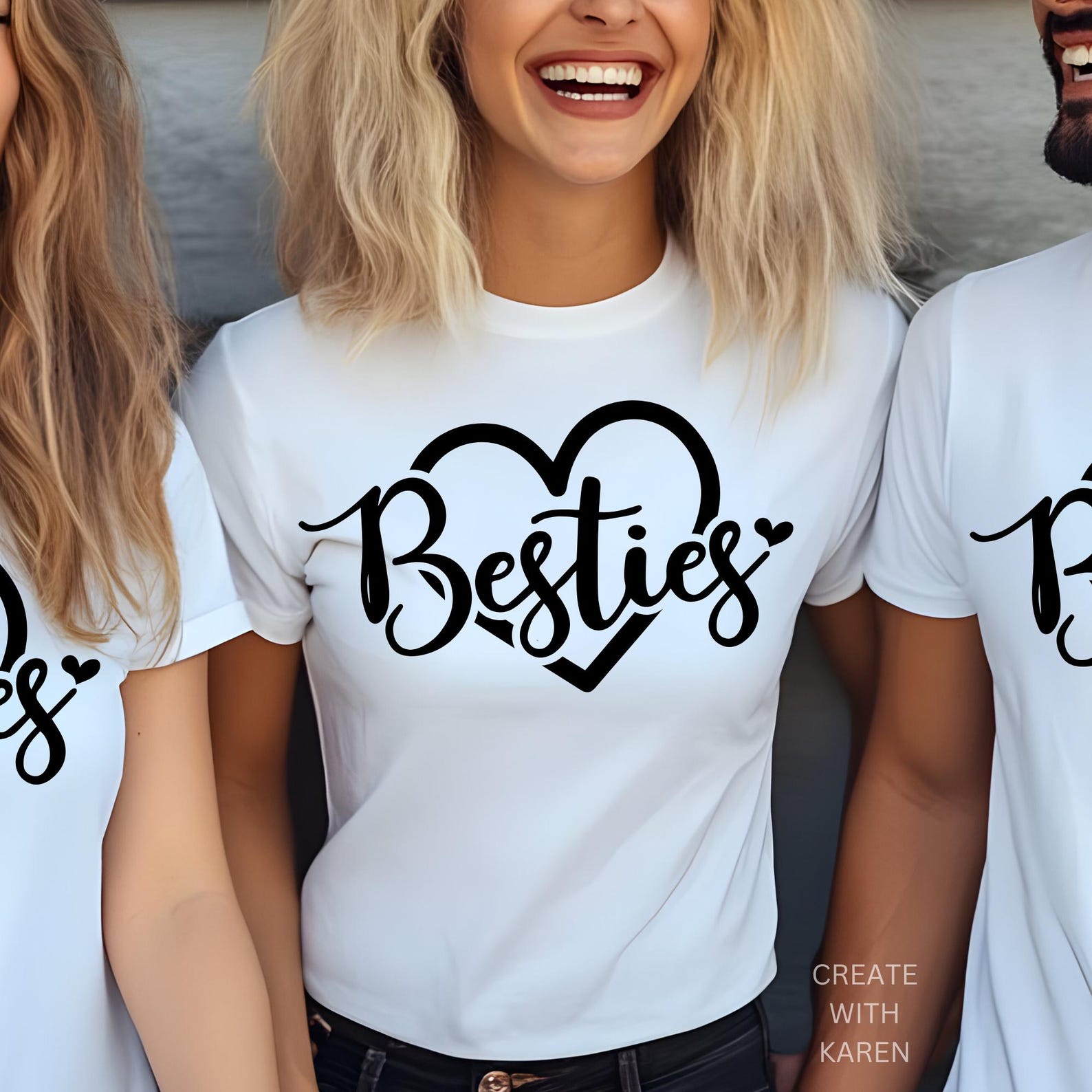 Besties Svg Png Pdf BFF Cut File Best Friends Quote DIY Bestie Shirts ...