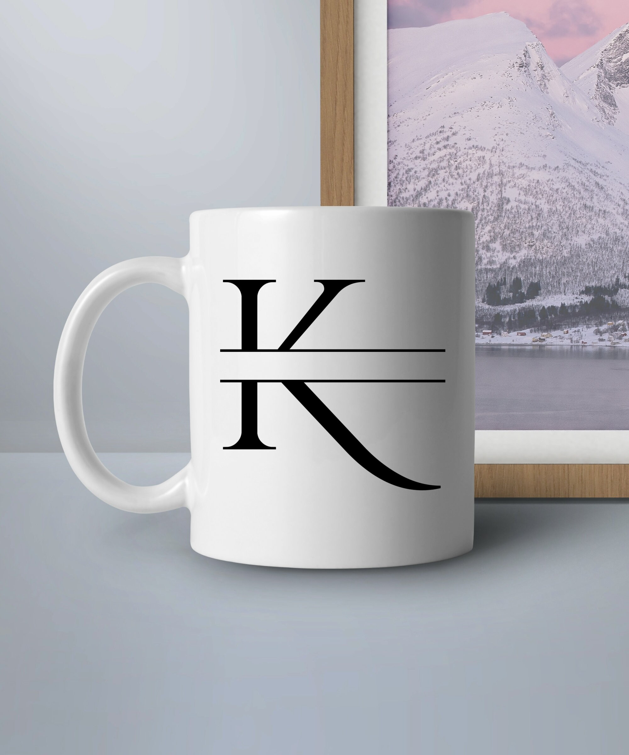 Fancy Letter K SVG Cutting File, Split Letter K Svg Split Letter Png ...