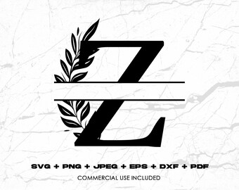 SVG Alphabet, Letter Z - Etsy