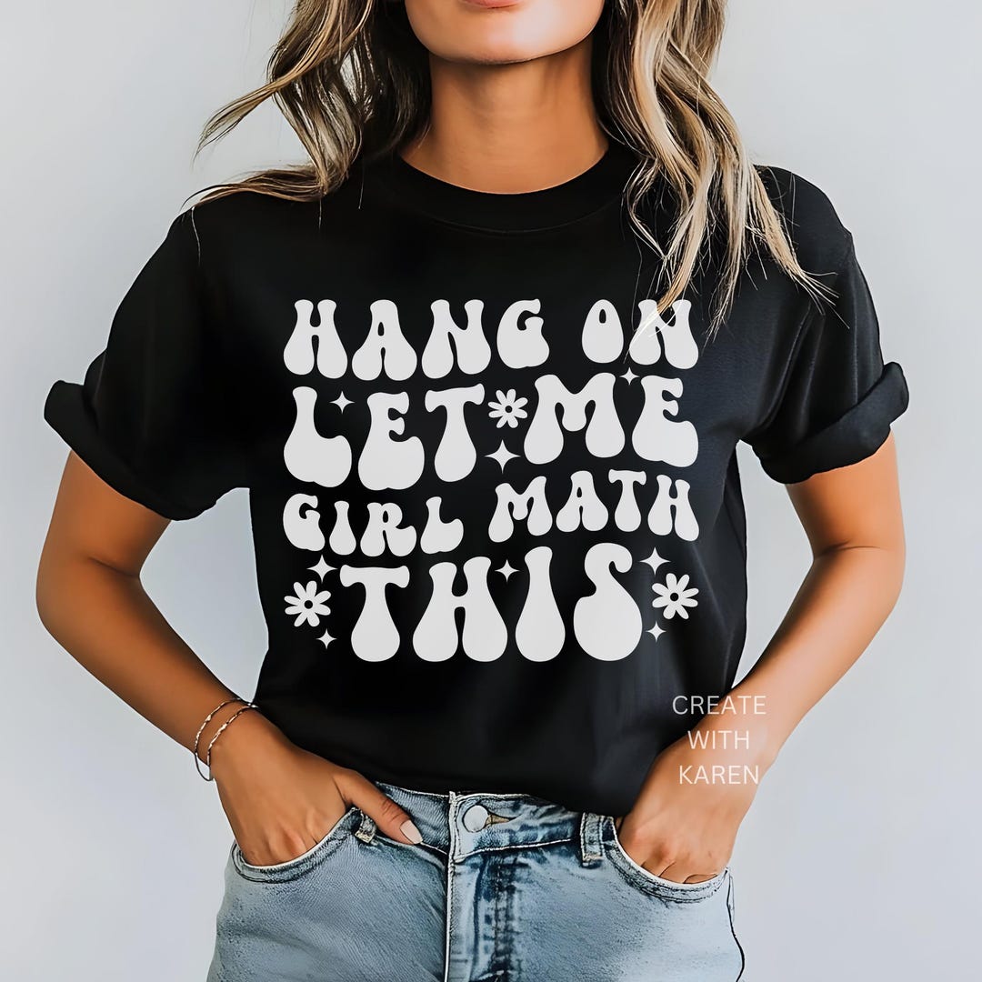 Retro Hang on Let Me Girl Math This SVG Groovy Girl Math Cut File Retro ...