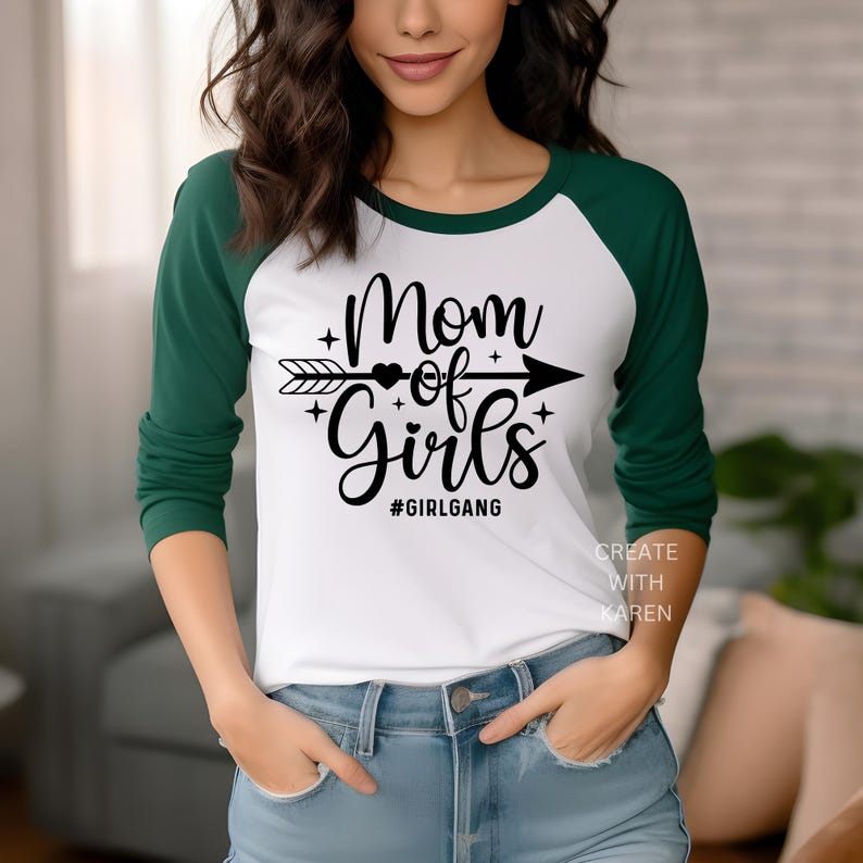 Mom of Girls SVG Png Pdf, Girl Gang Svg, Girl Mom Decal Funny Mom Life ...