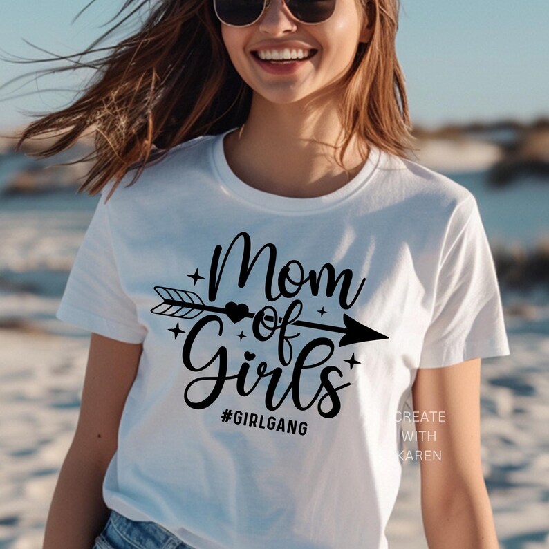 Mom of Girls SVG Png Pdf, Girl Gang Svg, Girl Mom Decal Funny Mom Life ...