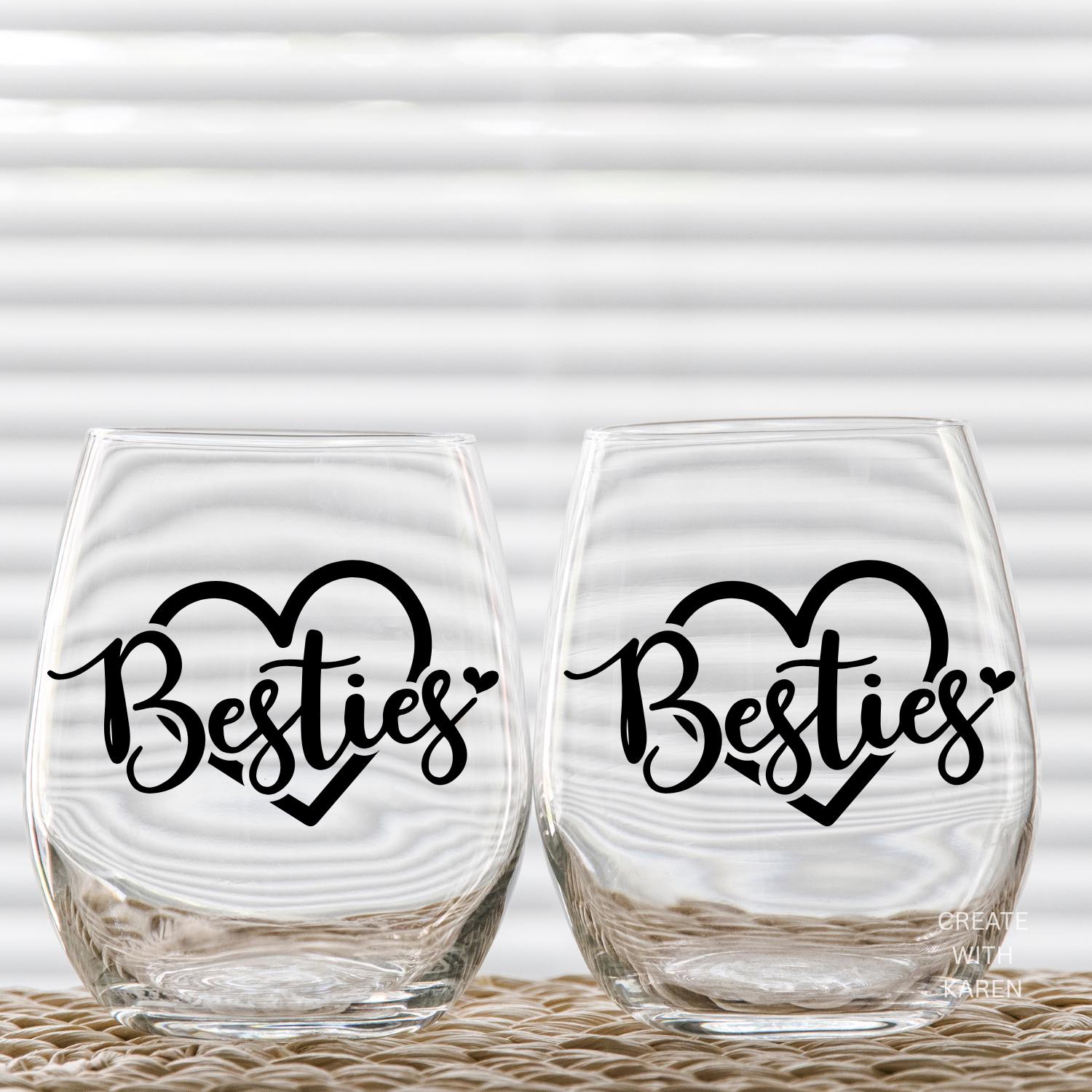 Besties Svg Png Pdf BFF Cut File Best Friends Quote DIY Bestie Shirts ...