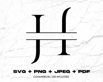 Fancy Letter H Svg - Etsy UK