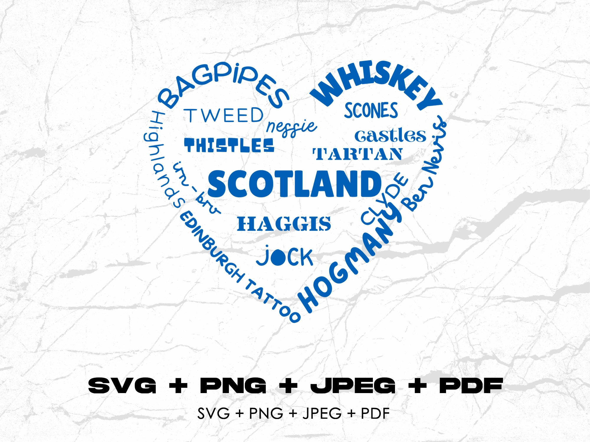 Scotland SVG Cutting File Scotland Svg Scotland Png Words Related to ...