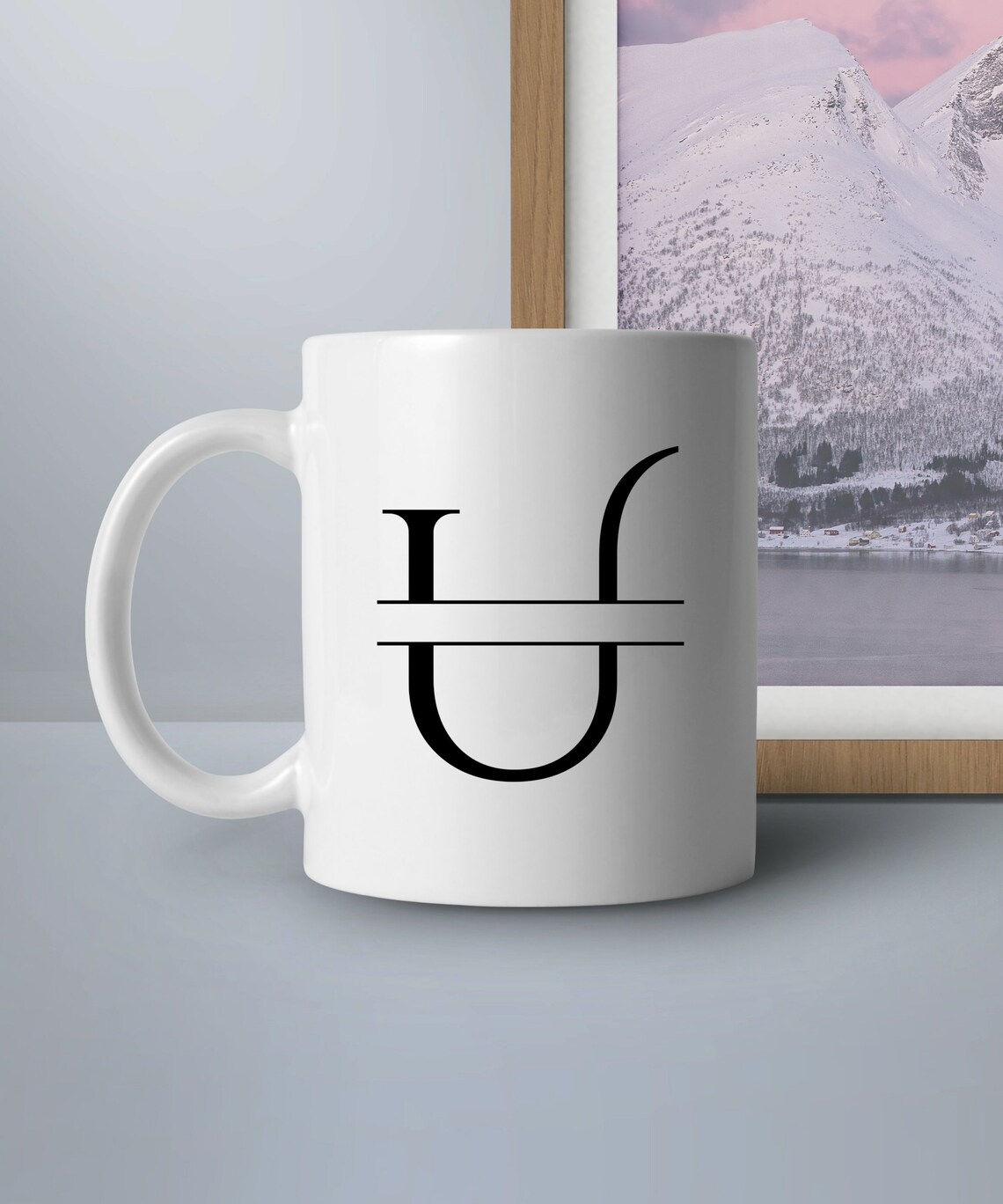 Fancy Letter U SVG Cutting File, Split Letter U Svg Split Letter Png ...