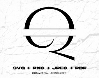 Fancy Letter Q Svg - Etsy