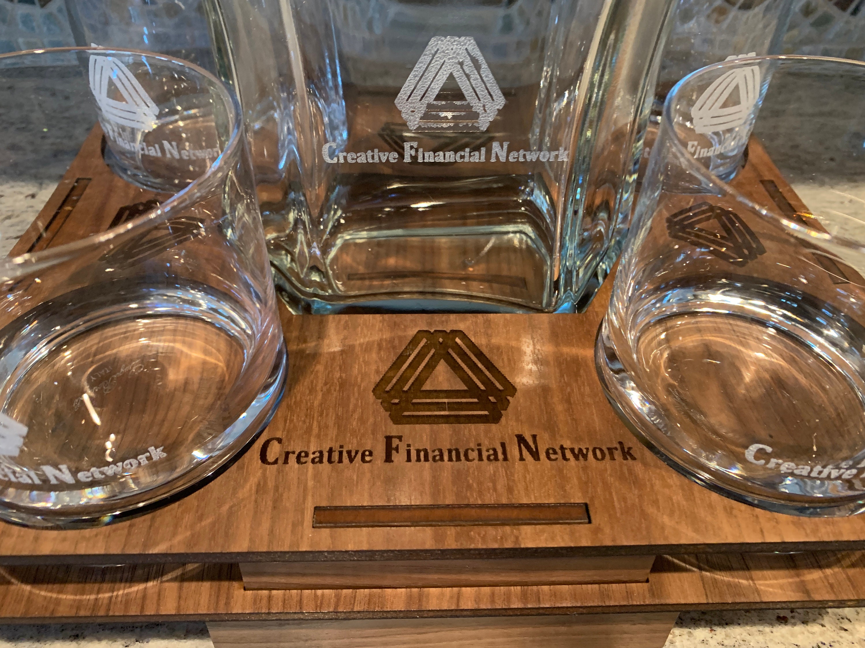 Custom Whiskey Liquor Tray Set - Etsy
