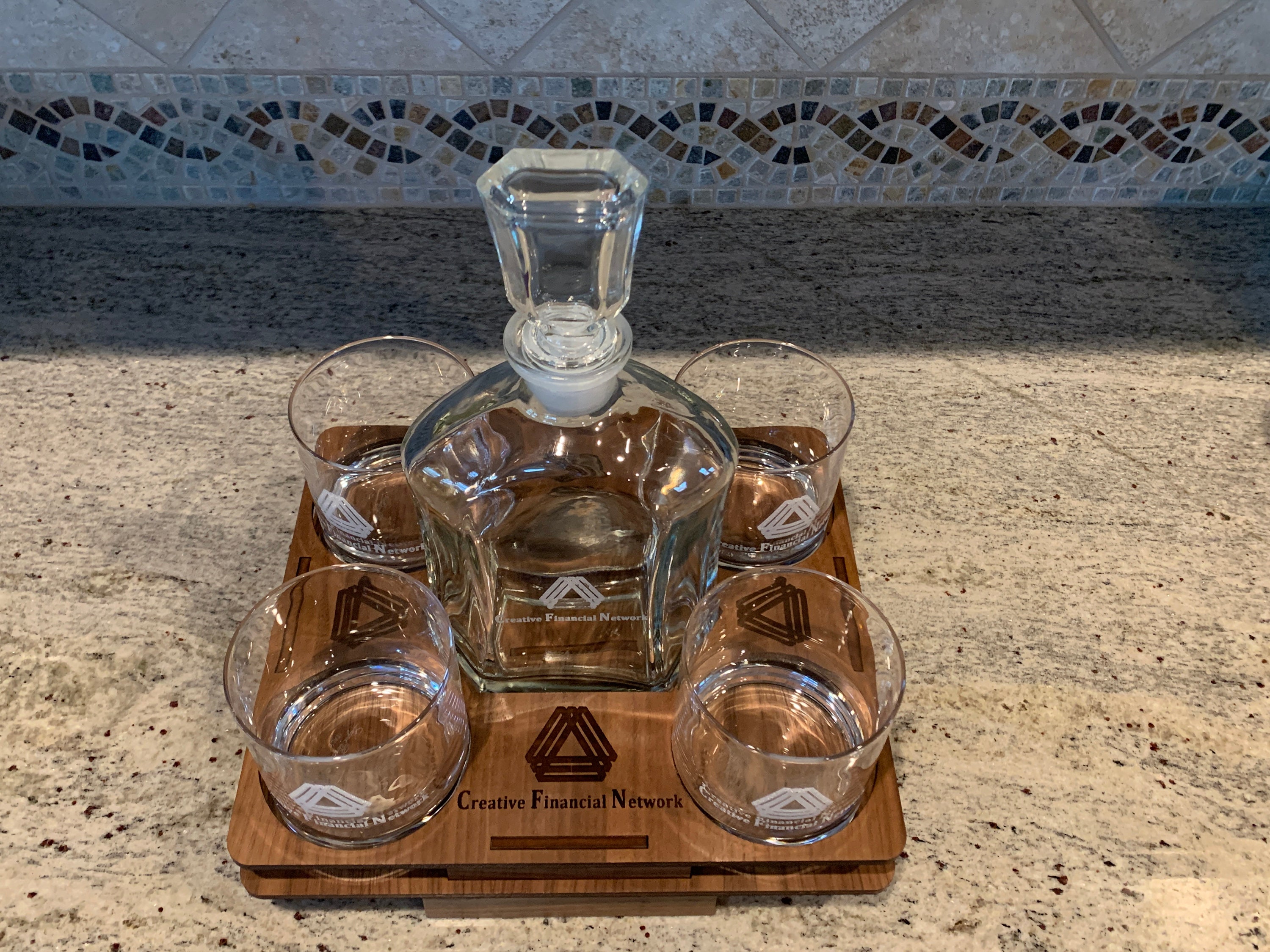 Custom Whiskey Liquor Tray Set | Etsy