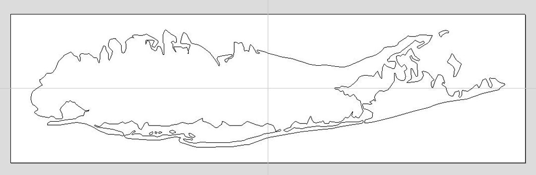 SVG File ONLY - Long Island NY Laser Cut Digital File - Etsy