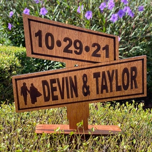 Laser Cut Personalized Street Sign - Etsy