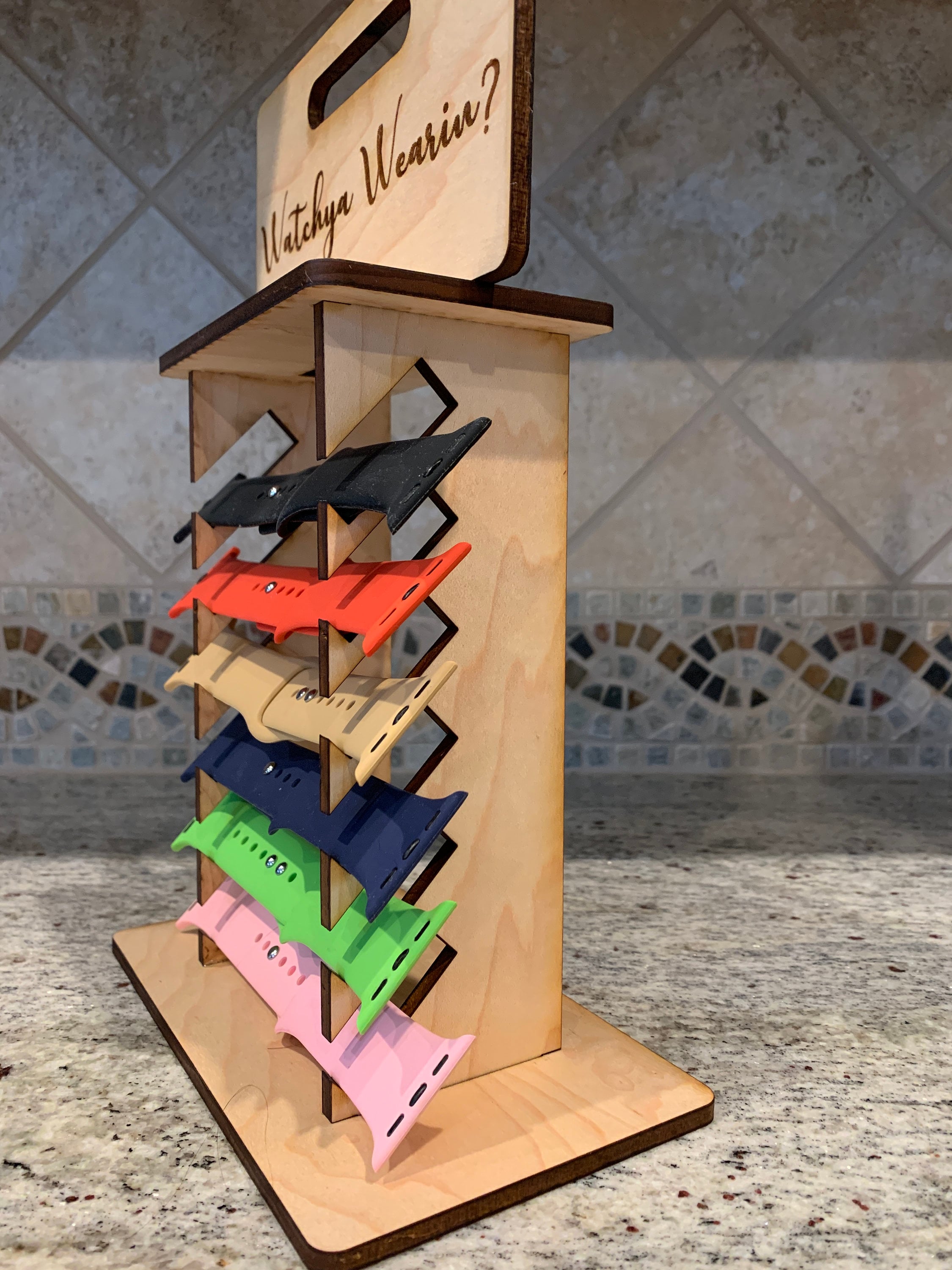 SVG File ONLY Smart Watch Band Holder Display Rack Laser Cut - Etsy