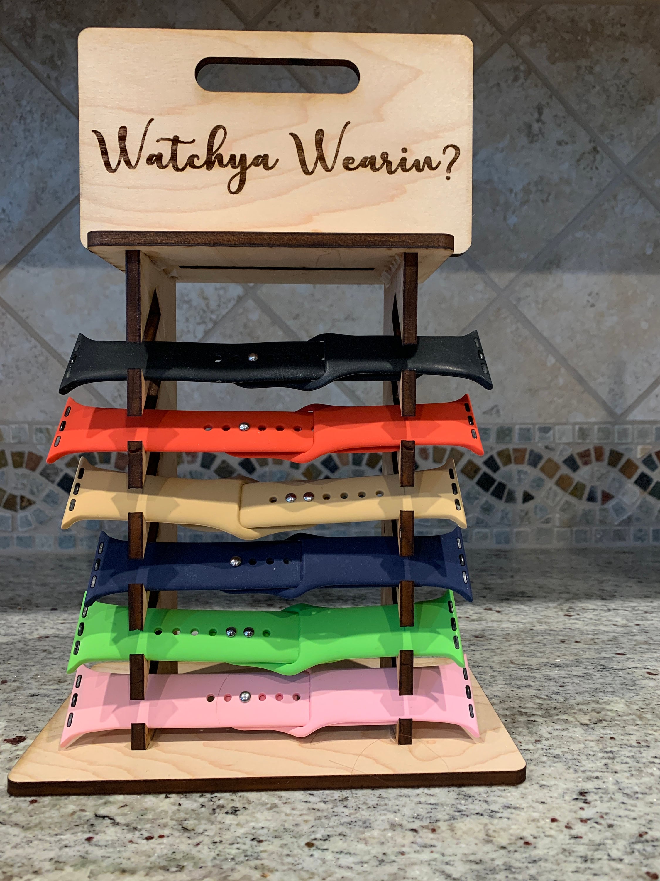 SVG File ONLY Smart Watch Band Holder Display Rack Laser Cut - Etsy