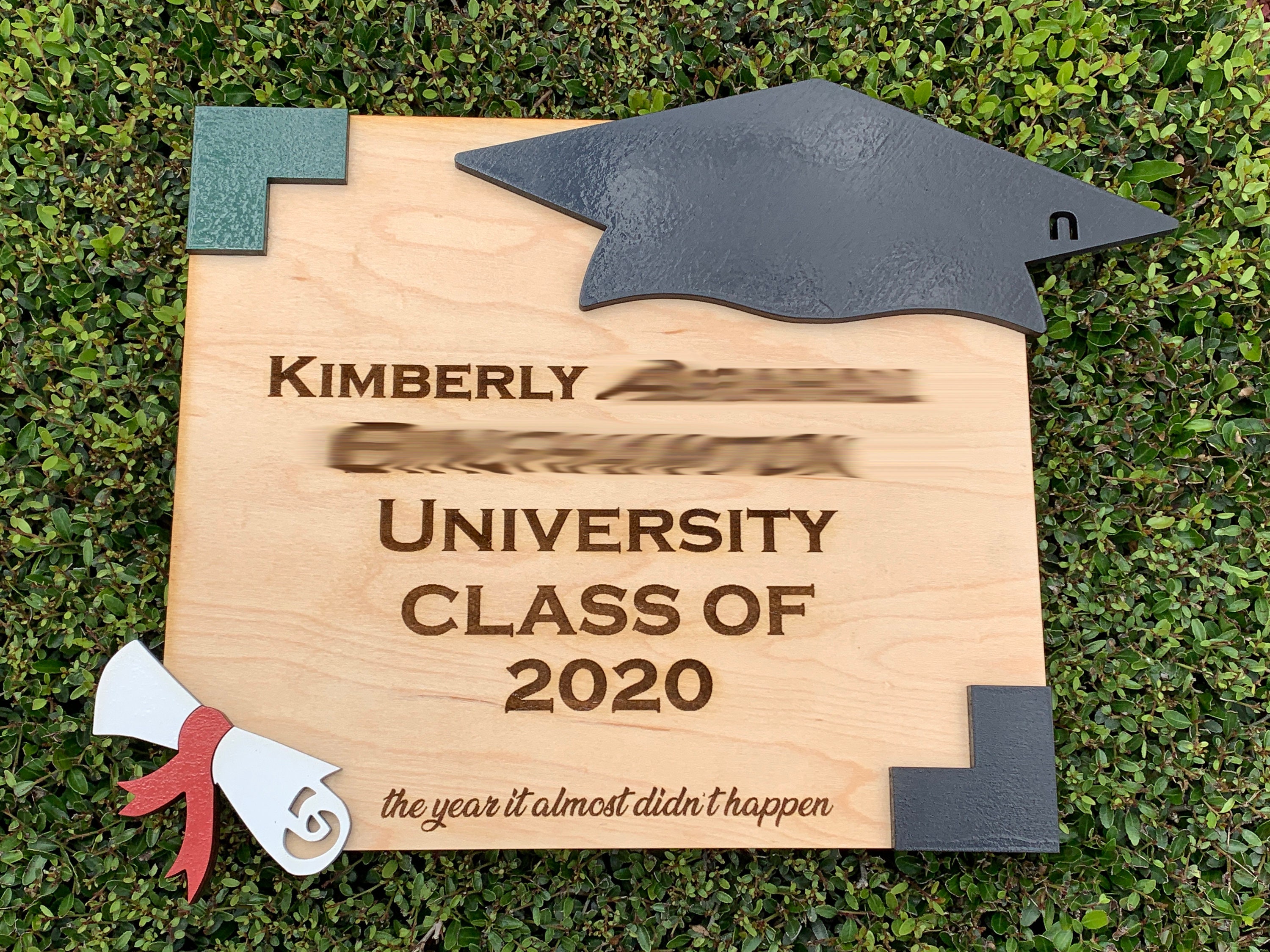 Custom Graduation Plaque - Etsy