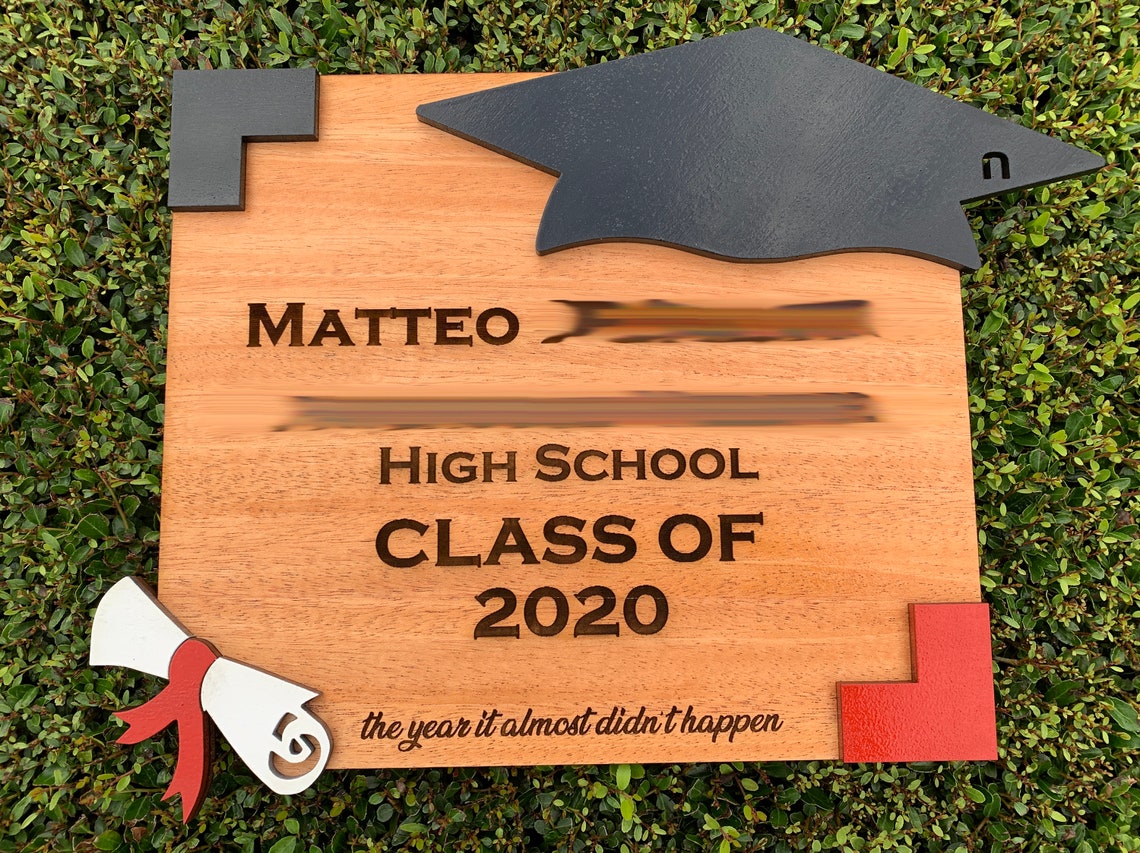 Custom Graduation Plaque - Etsy