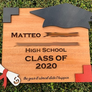 Custom Graduation Plaque - Etsy