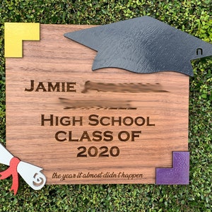 Custom Graduation Plaque - Etsy