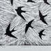 Limited Edition Handmade Linocut Print. Swallows - Etsy