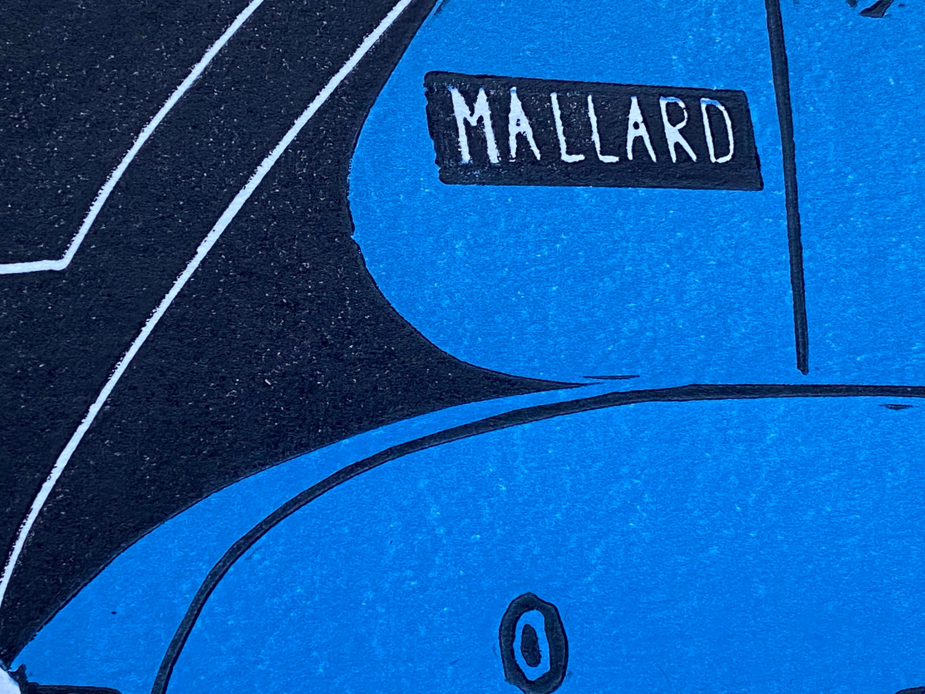 The Mallard Train. Limited Edition Handmade Lino Cut Print. - Etsy