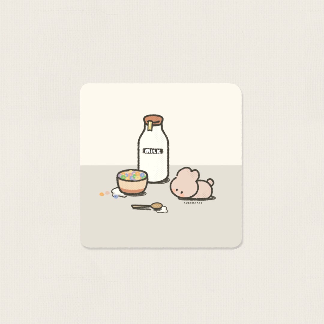MILK & CEREAL - Mini Photo Inspo Card | Cute Art Prints | Journaling ...