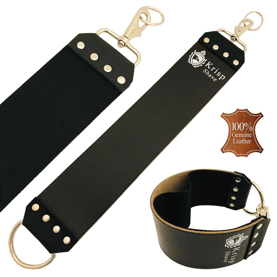 New 100% Genuine Raw Cowhide Leather Sharpening Strop Strap for ...