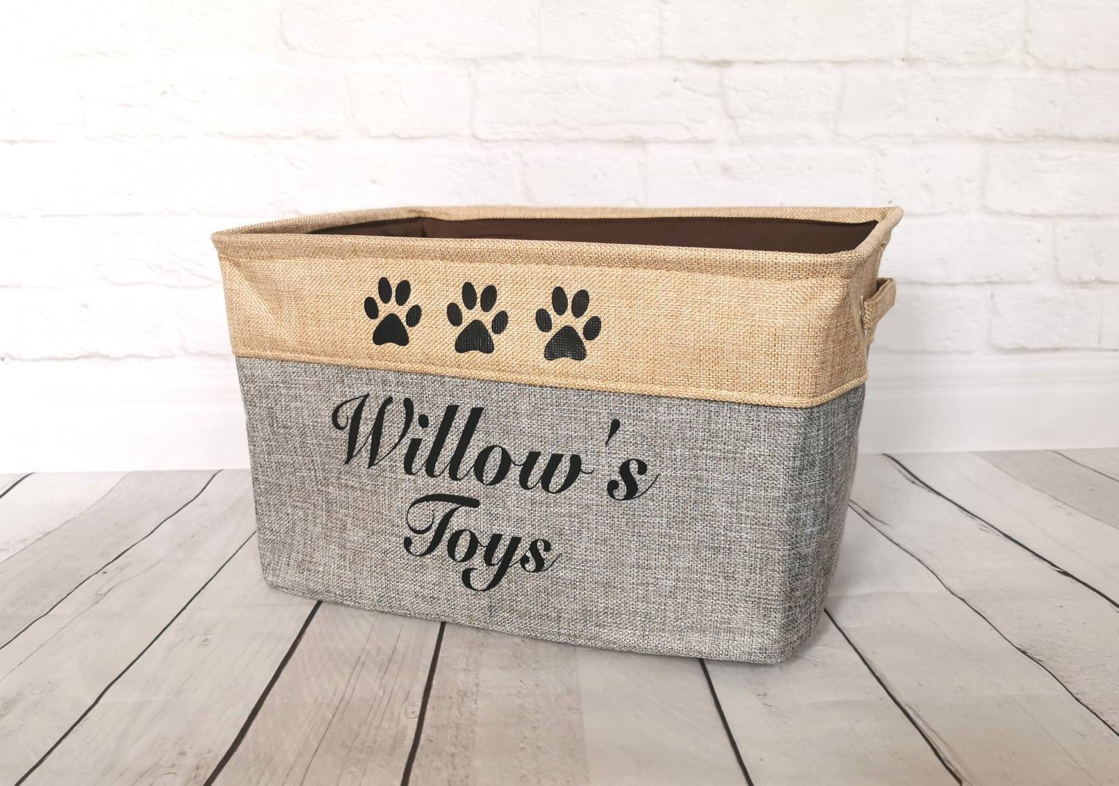 Bespoke Fully Personalised Dog/cat Pet Storage Basket Box. - Etsy UK