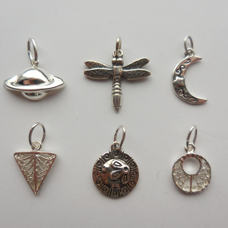 Small Charm Necklace - Etsy