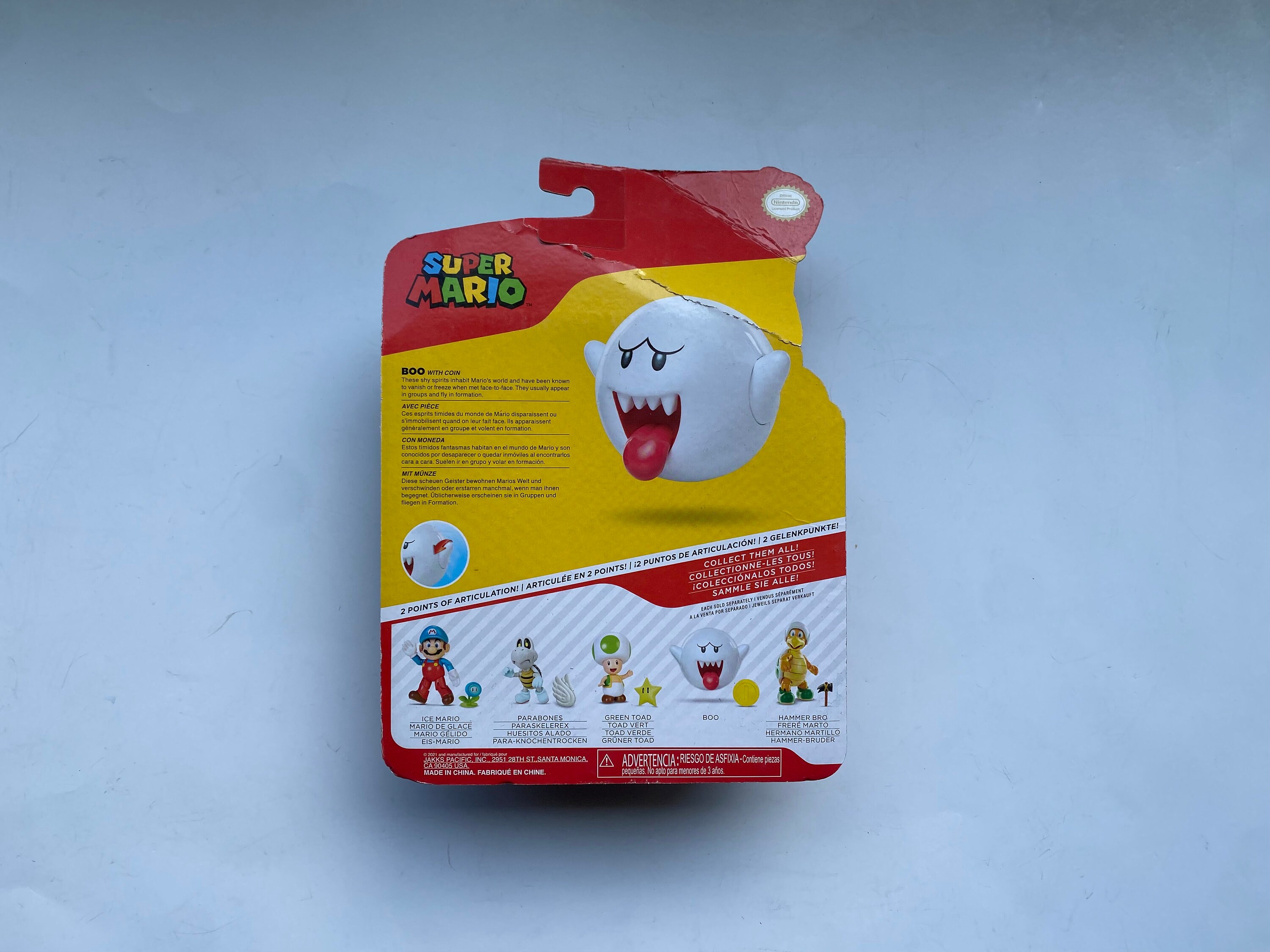 Super Mario Boo Action Figure Nintendo 2.25 2021 New Unopened - Etsy