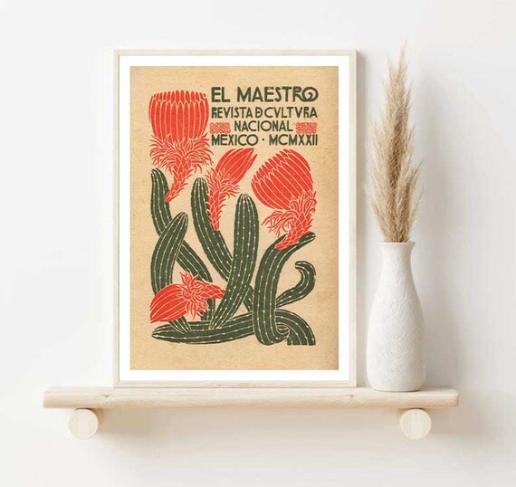 El Maestro Poster Printable Wall Art Mexican Culture Print | Etsy