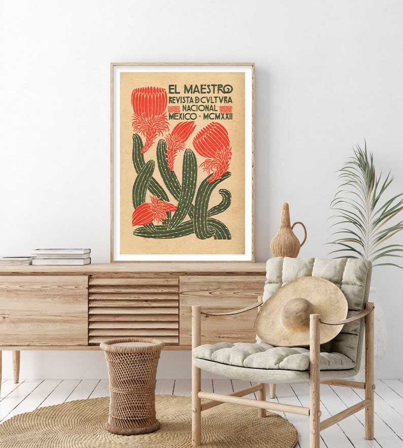 El Maestro Poster, Printable Wall Art, Mexican Culture Print ...