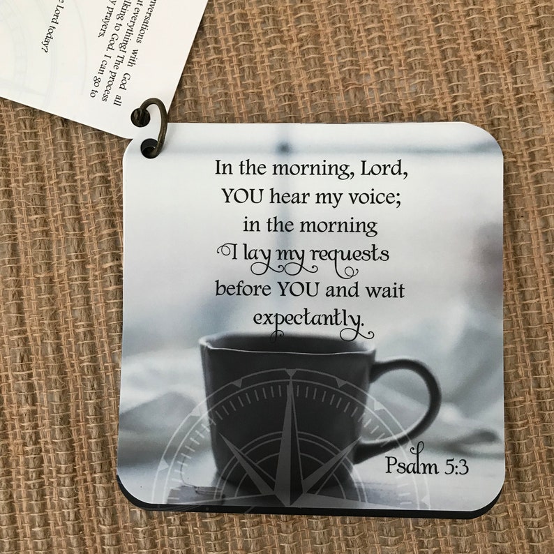 Praying Memory Verse Cards, Scripture Verse Set With Devotions on ...