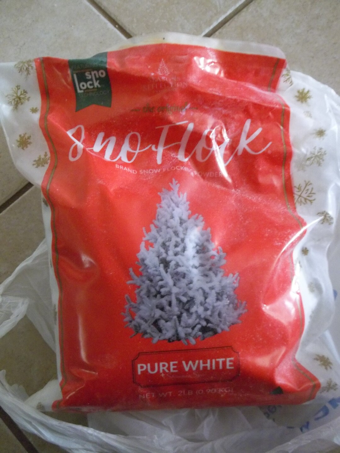 Christmas Tree SNO FLOCK FLOCKING Powder Almost Full Open Bag Snowy - Etsy