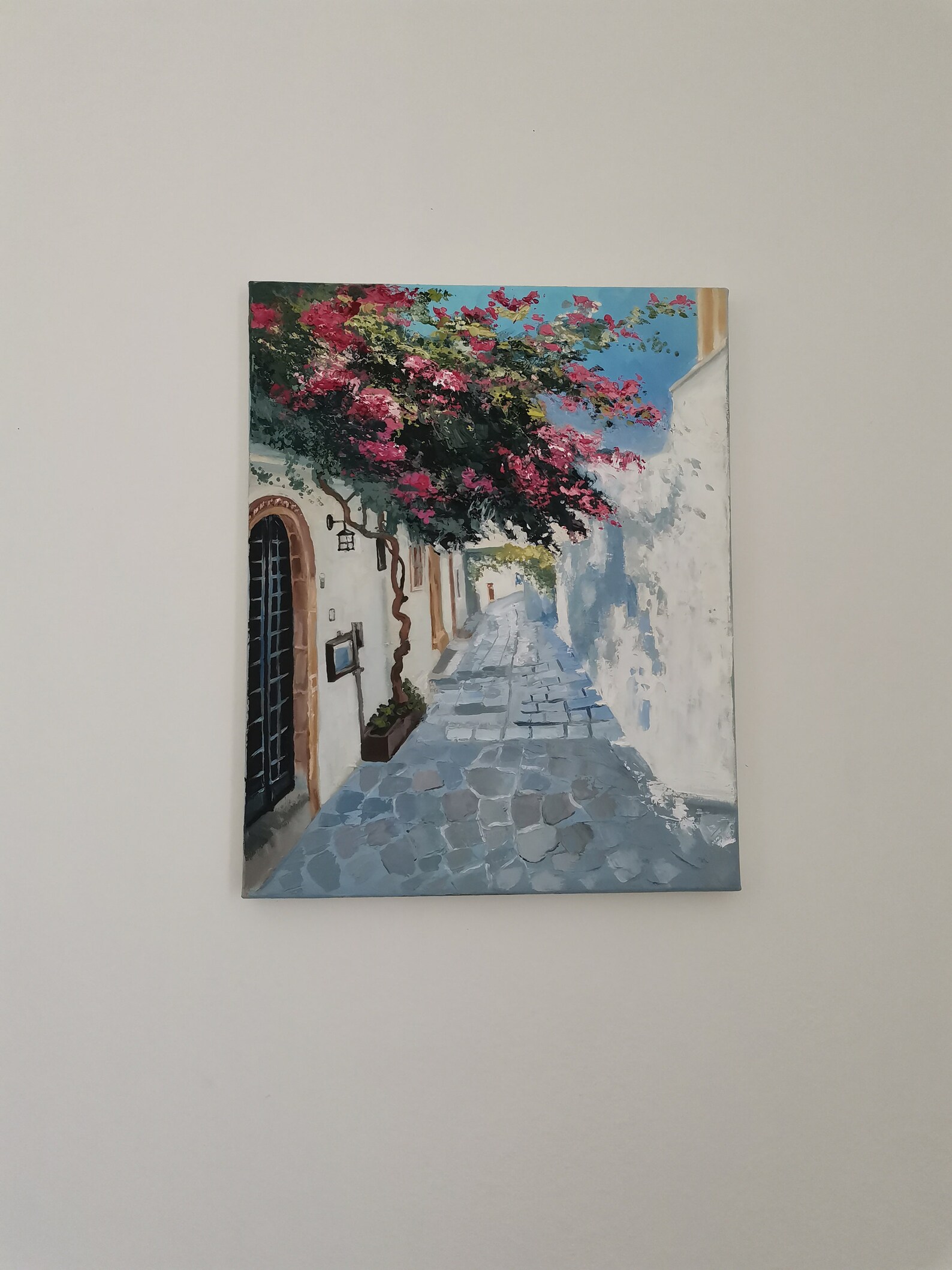 Old Town. Rethymno. Crete. Greece. Oil Painting. Original Art. - Etsy