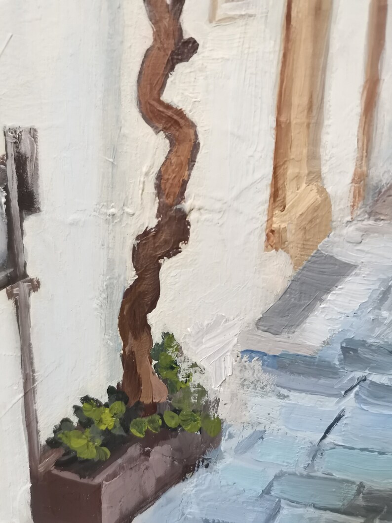 Old Town. Rethymno. Crete. Greece. Oil Painting. Original Art. 40x50 Sm ...